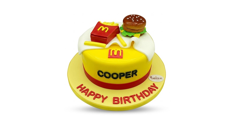 Fast Food Birthday Cake | Order Online UK Delivery