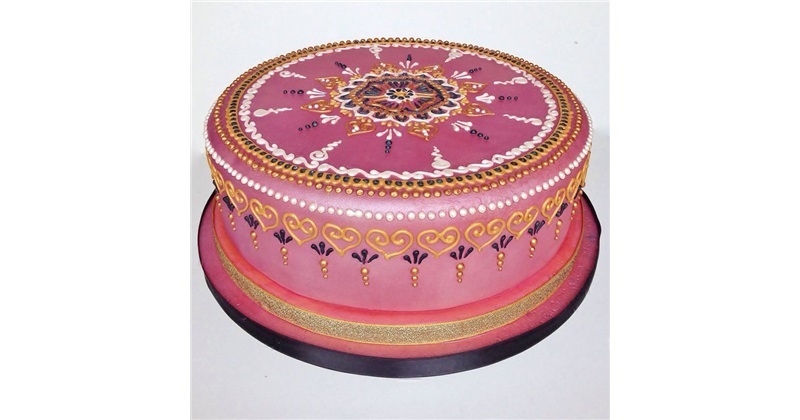 Mehndi cake