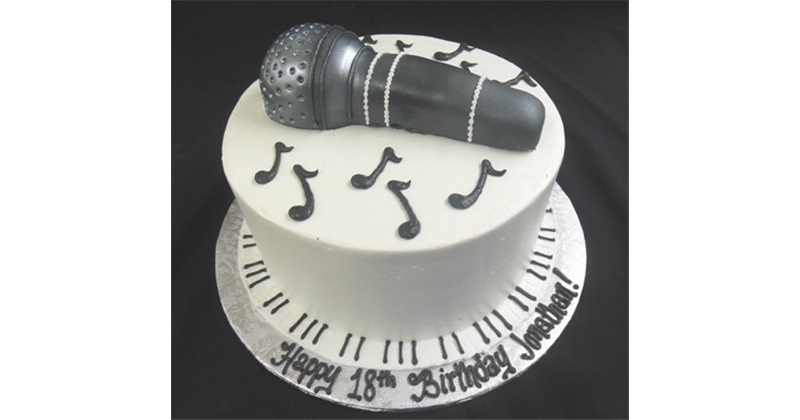 Microphone Cake
