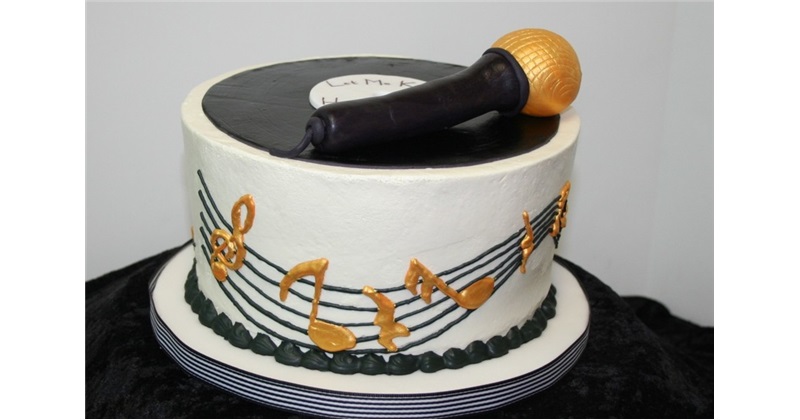 Microphone Cake