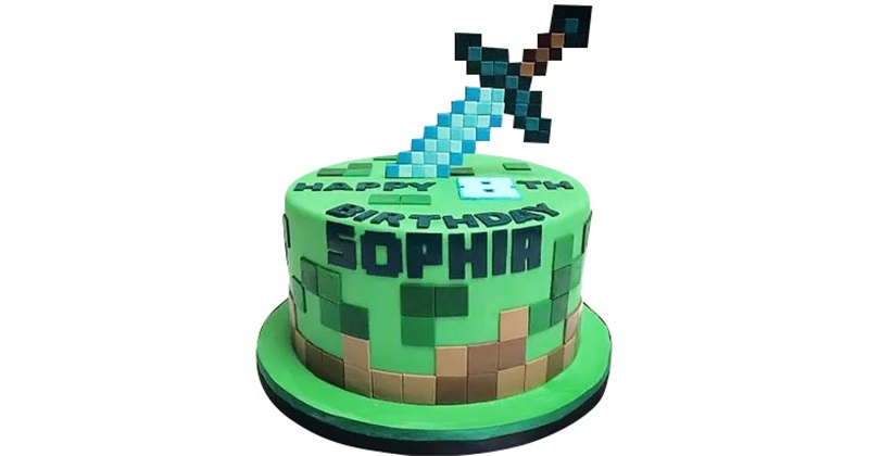 Minecraft Game Cake | Minecraft Cake | Caker Street