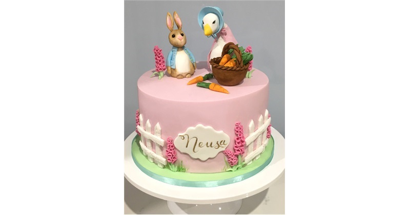 Peter rabbit Birthday cake