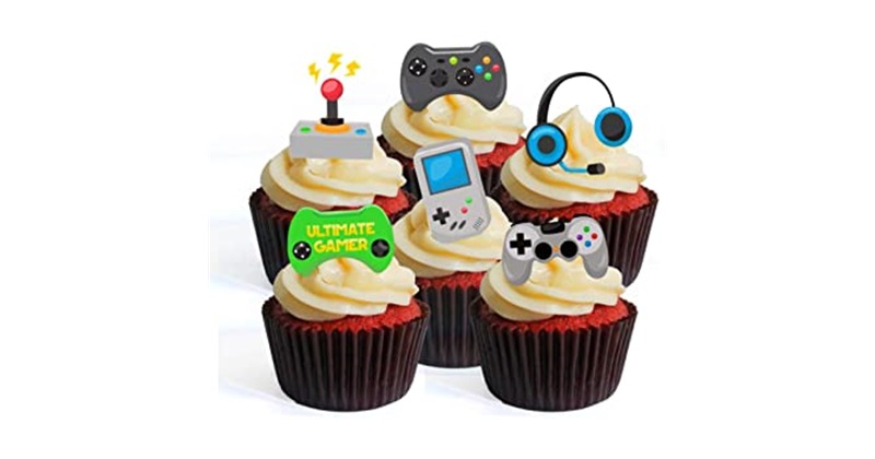 Playstation Theme Cupcakes