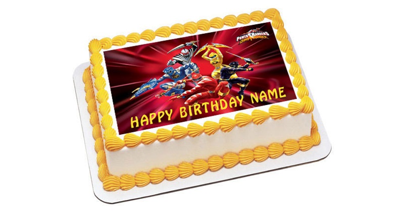 Power Rangers Birthday Cake