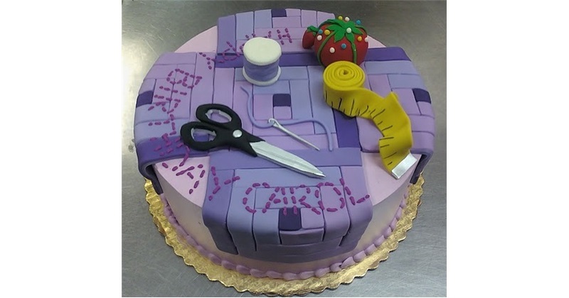 Sewing Theme Cake