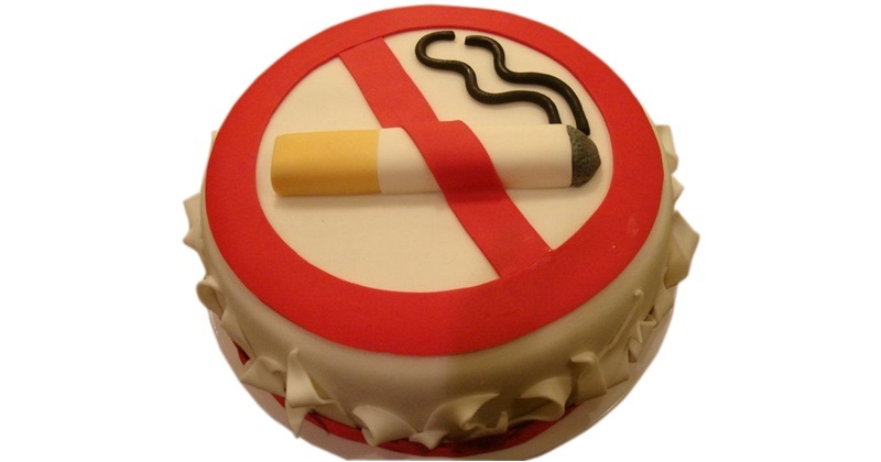 Smoking cake