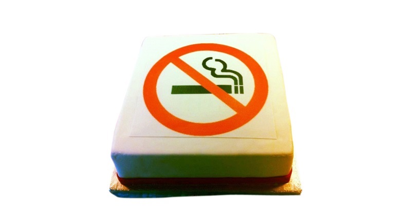 Smoking cake