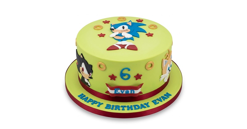 Sonic the Hedgehog Birthday Cake | Kids Custom Cakes UK