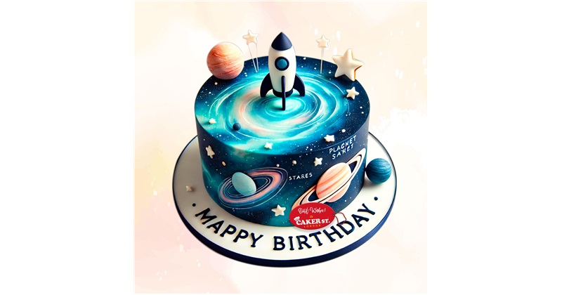 Space Birthday Cake | Space Birthday Cake | Caker Street