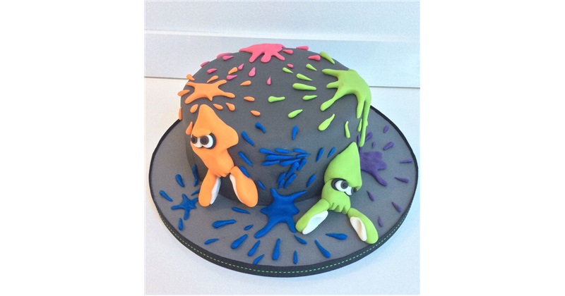 Splatoon Cake