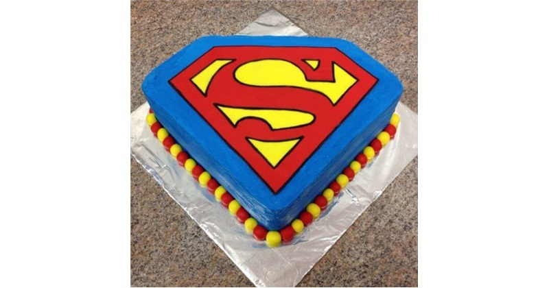 Superman cake