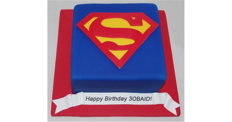 Superman cake