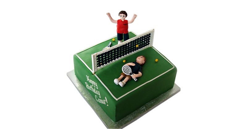 Table tennis cake