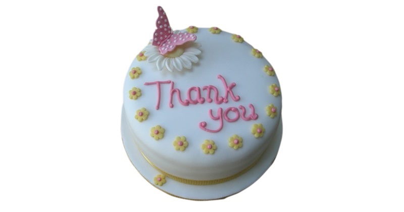 Thank you cake