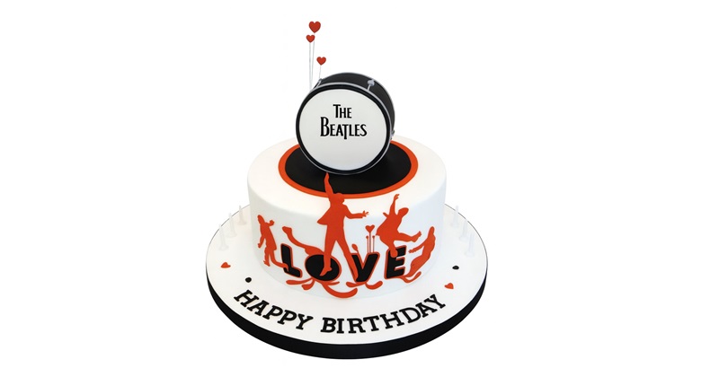 The beatles cake