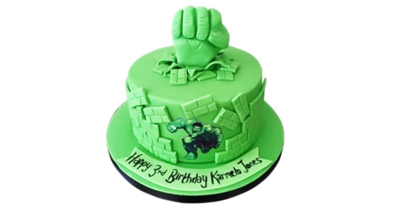 The Incredible Hulk Cake | Birthday Cake | Caker Street