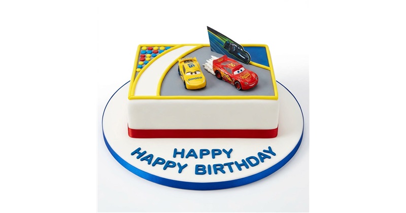 Toy cars cake