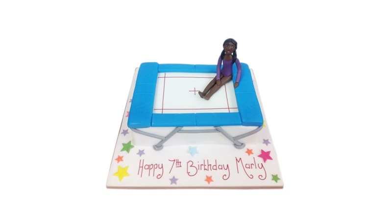 Trampoline cake