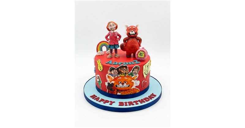 Turning Red Panda Cake