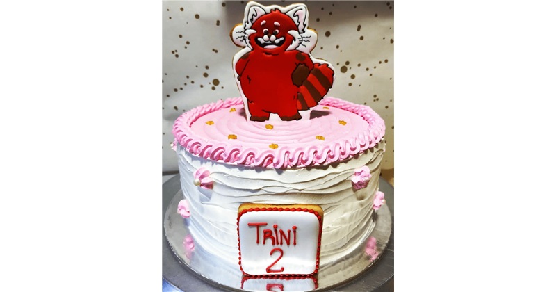 Turning Red Panda Cake