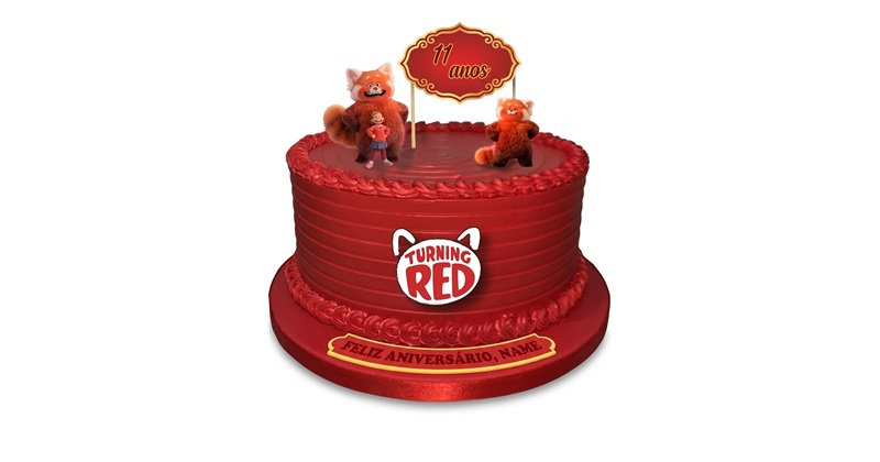 Turning Red Birthday Cake | Custom Age Cakes UK