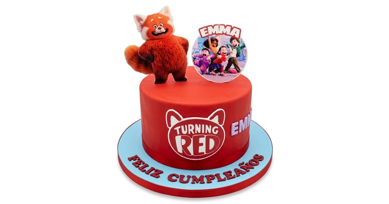 Turning Red Panda Cake