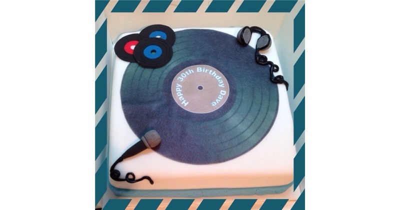 vinyl cake