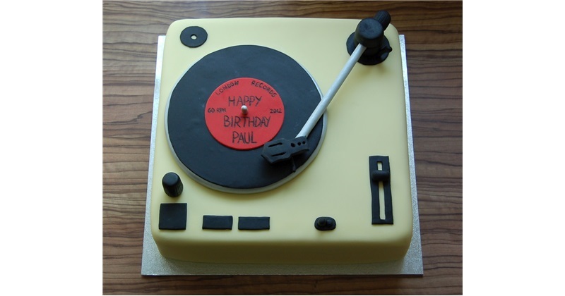 vinyl cake