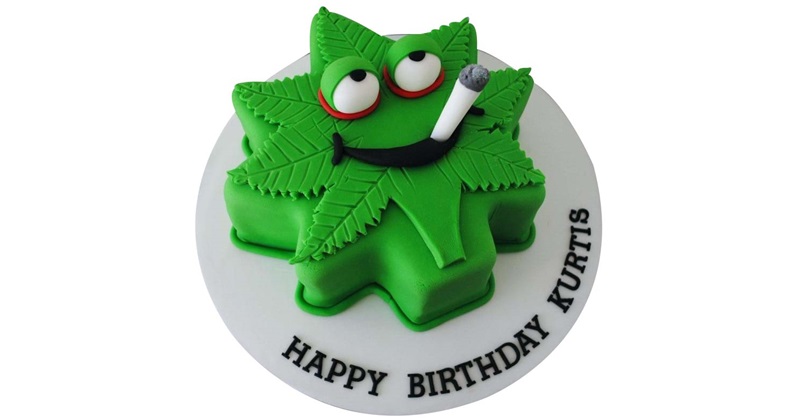 Weed Shaped Cake | Birthday cake | Caker Street
