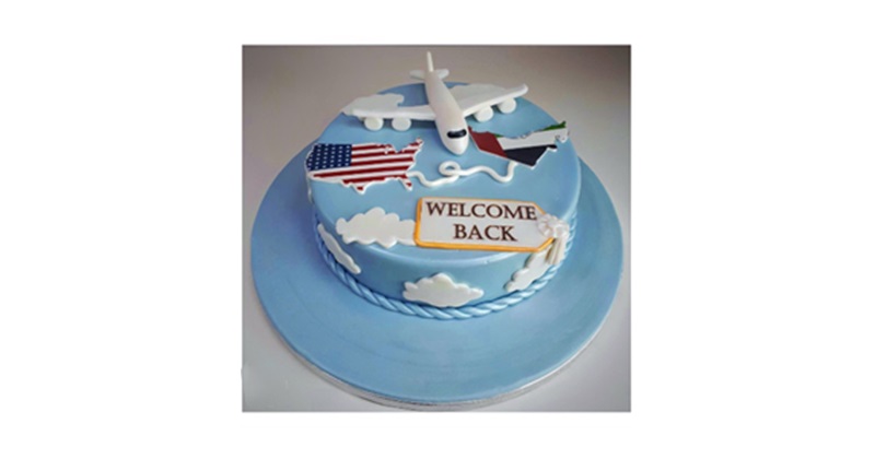 Welcome back cake