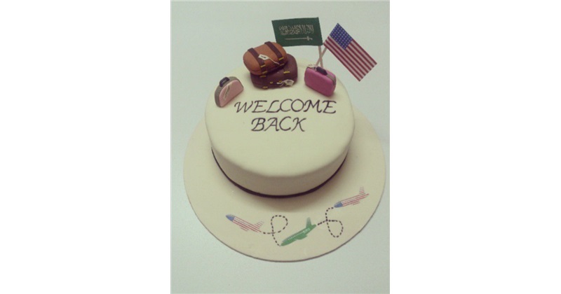 Welcome back cake