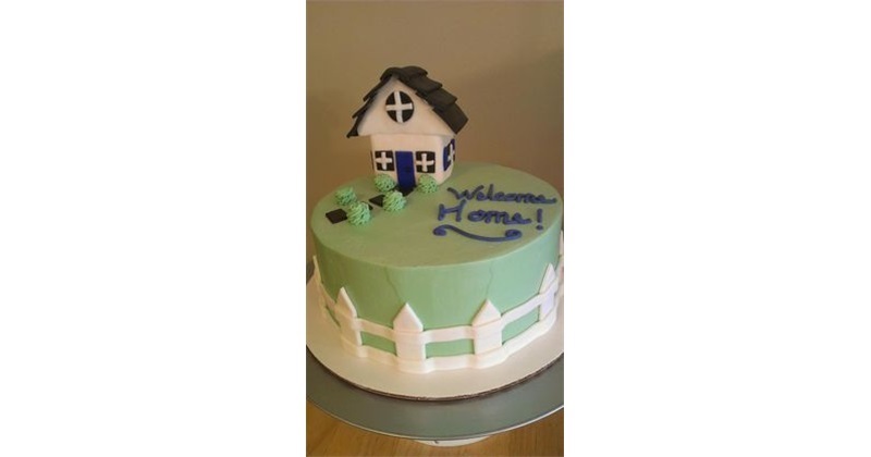 Welcome home cake