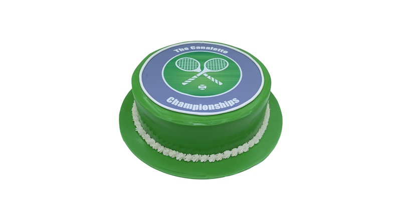 Wimbledon Tennis Theme Cake