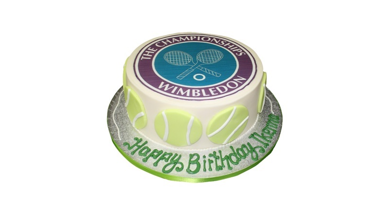 Wimbledon Tennis Theme Cake