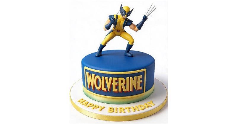 Wolverine Birthday Cake | Superhero Cakes UK | Caker Street