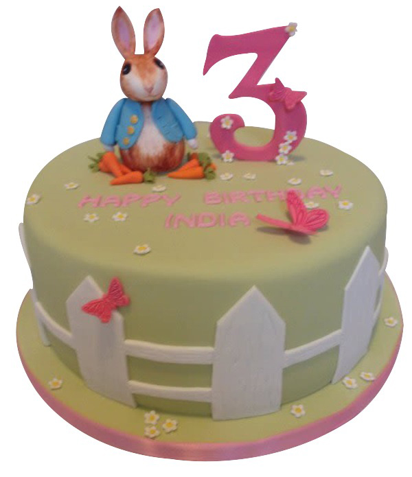 Peter rabbit Birthday cake