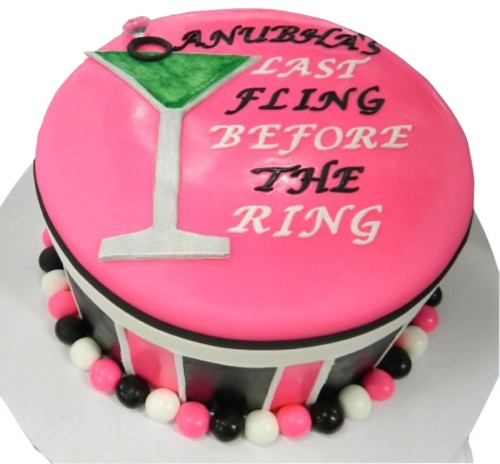 Bachelor party cake