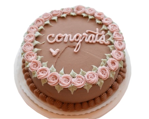 Congratulation cake