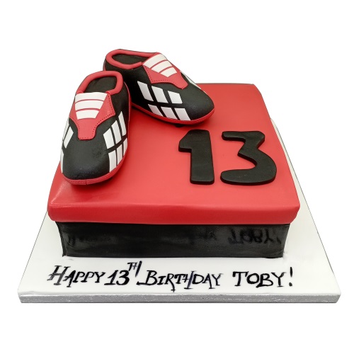 Football Boots Cake