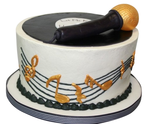 Microphone Cake