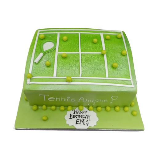 Tennis Theme Birthday Cake