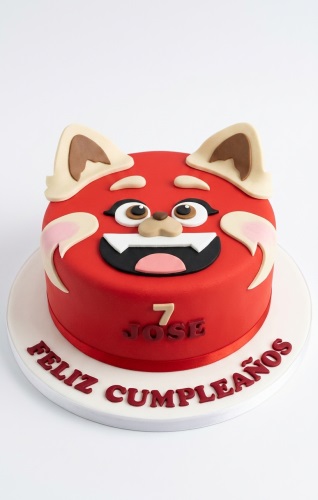 Turning Red Panda Cake
