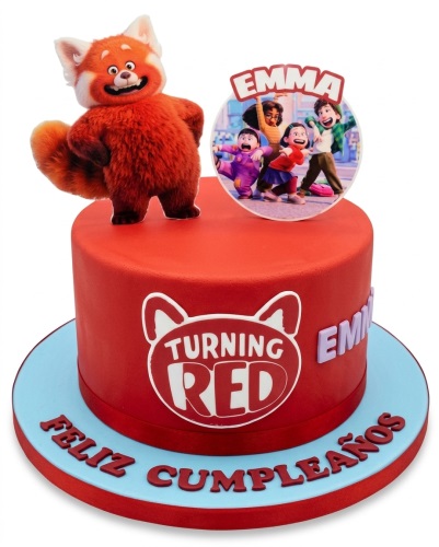 Turning Red Panda Cake