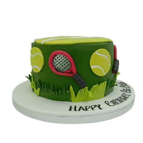 Wimbledon Tennis Theme Cake