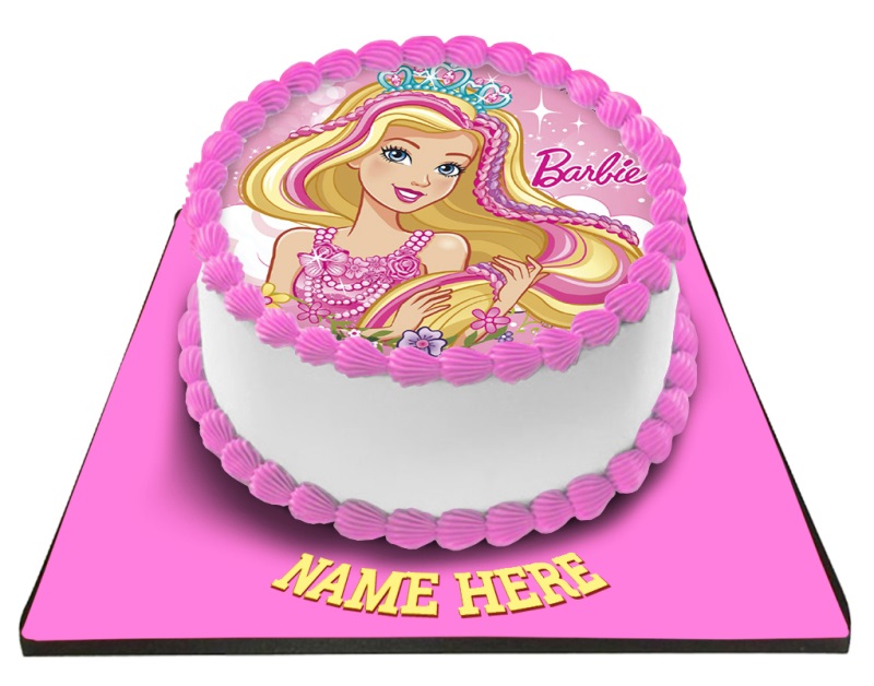 Barbie Photo Cake