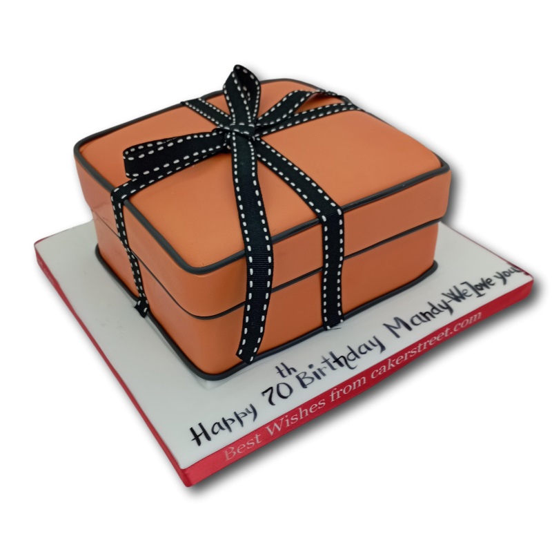 Hermes Branded Cake