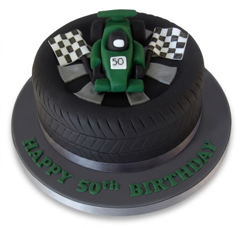 Racing Car Birthday Cake | Formula 1 Cake UK Delivery