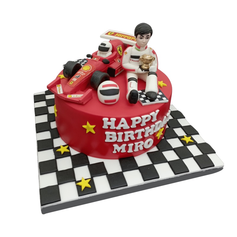 Formula 1 Cars Birthday Cake
