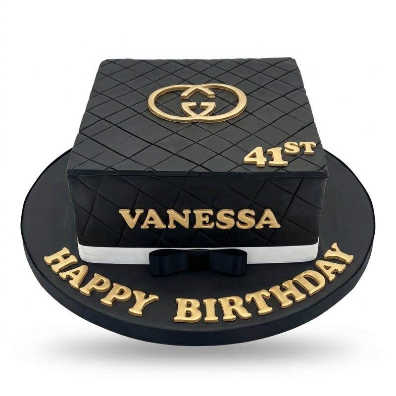 Gucci Birthday Cake | Designer Fashion Cake for Her - UK Delivery