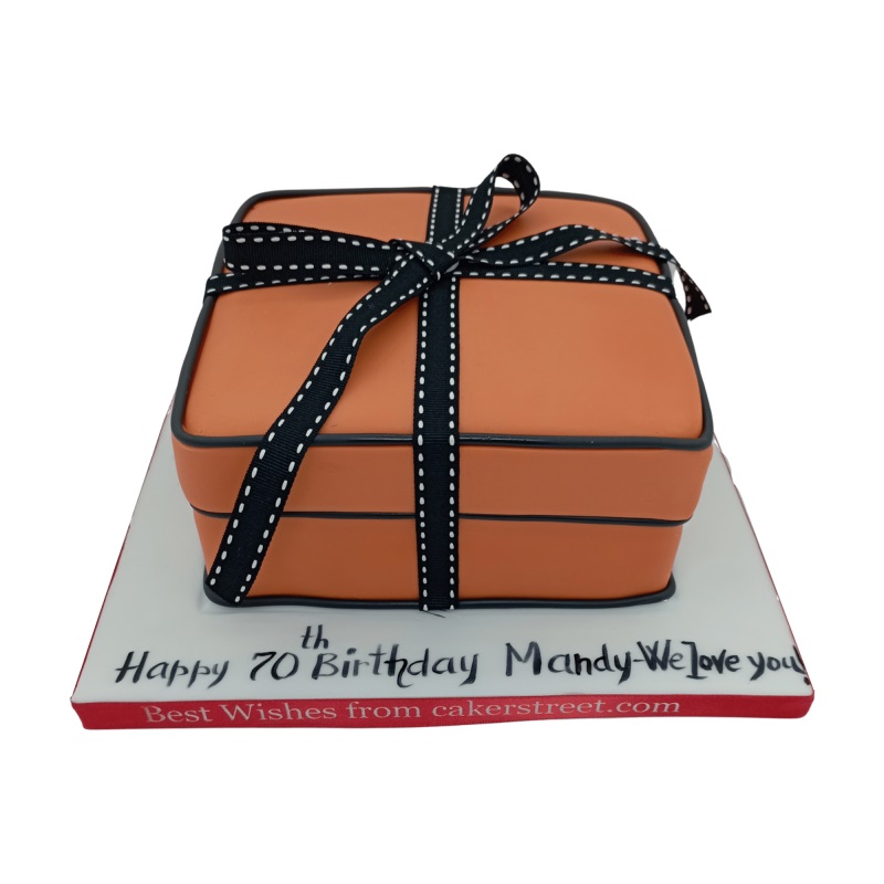 Hermes Branded Cake